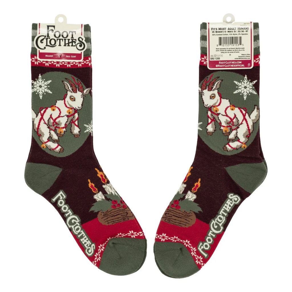 Yule Goat Crew Socks – Bloody Rose Boutique
